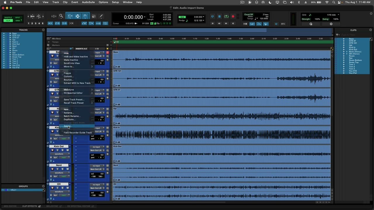 Pro Tools- Importing Audio (2)