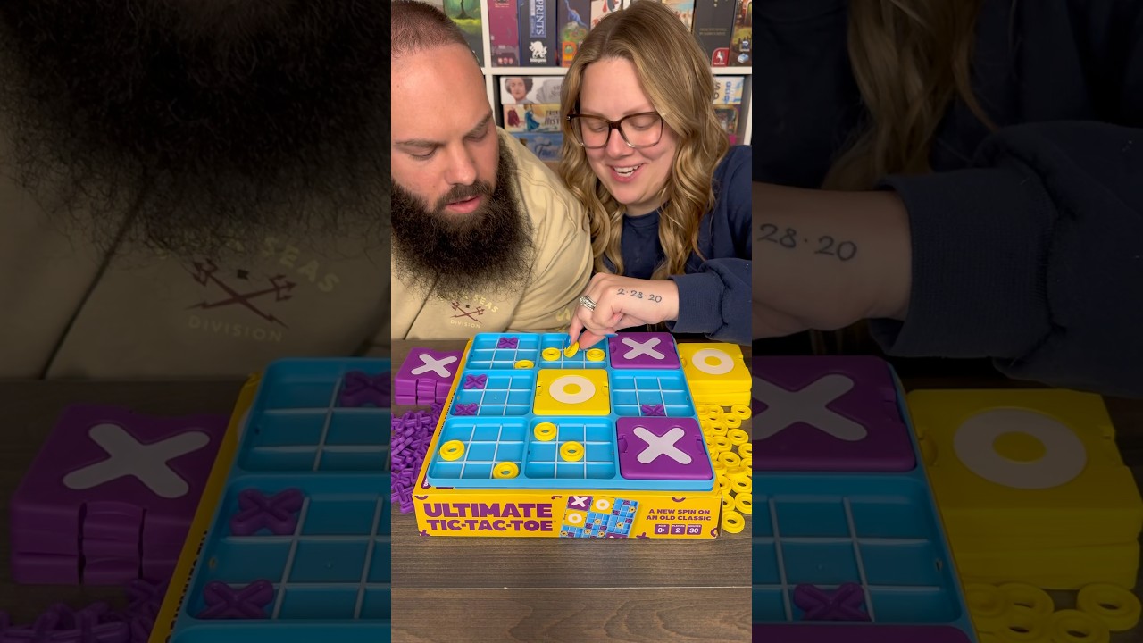 Come Play Ultimate Tic Tac Toe With Us! #UltimateTicTacToe #boardgames #couple #relatablepartner