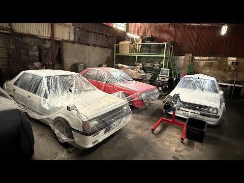 Pinoy dream garage. Mitsubishi Lancer Boxtype and Ford Escort Mark 2