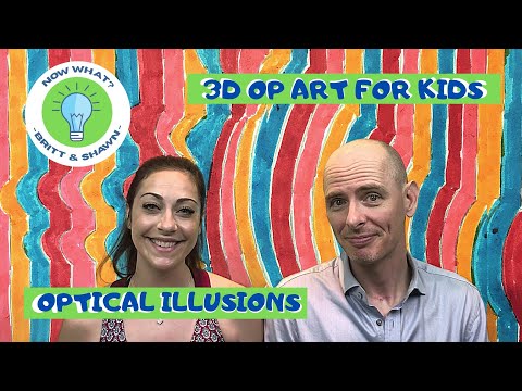 3D Op Art For Kids - Optical Illusions | Educational Video for Children