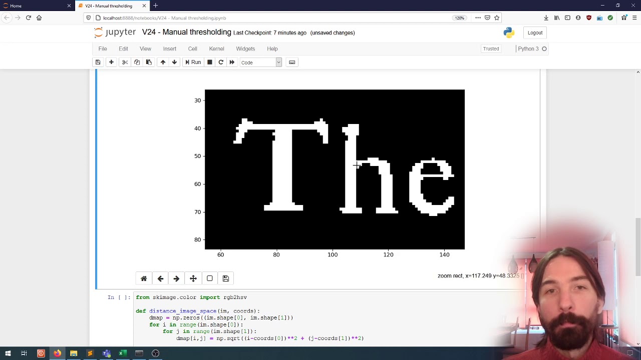 Image processing (24) | Image Segmentation | Manual thresholding