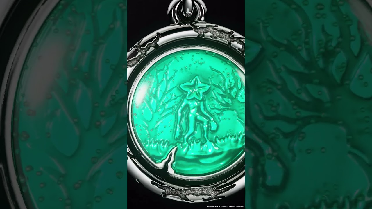 Light up the Upside Down with charms featuring glow-in-the-dark enamel.💡