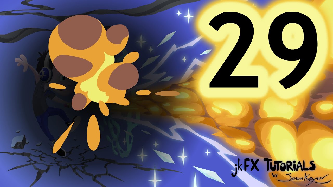 2D Animation Tutorial - Fire Explosion - pt. 4