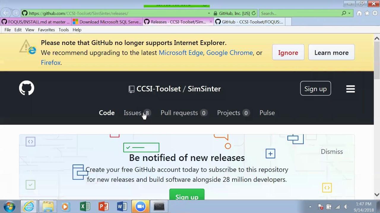 FOQUS Optional Software Installation - Microsoft SQL Server Compact 4.0, SimSinter, and TurbineLite