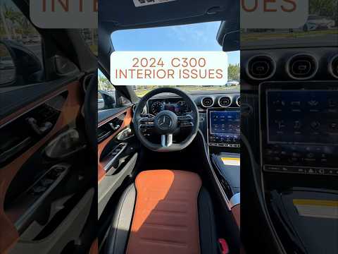 I really like the interior of the 2024 Mercedes-Benz C300 except for one major issue #shorts