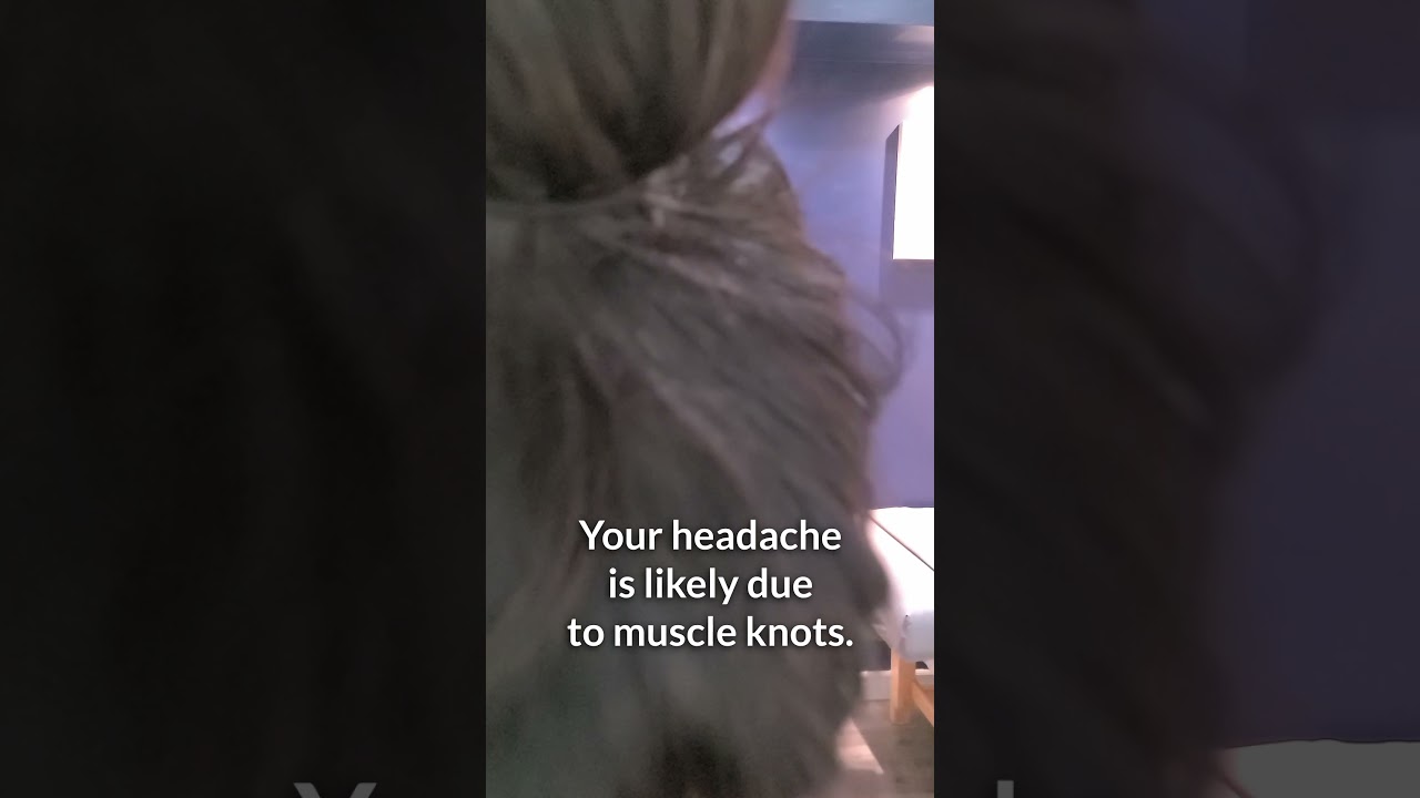 Headache 💢 at the top of your head? Let's get rid of it!