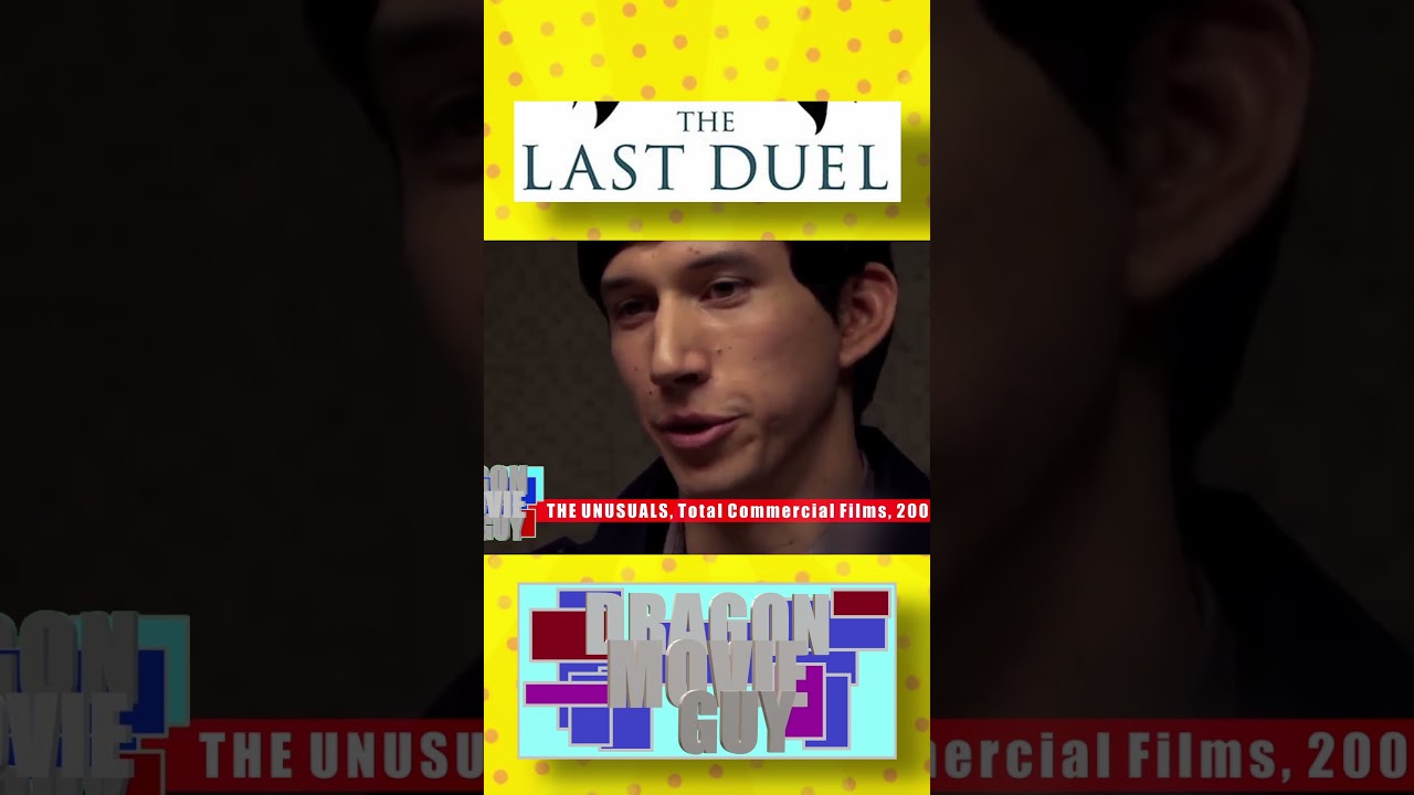WHAT WAS ADAM DRIVER'S FIRST ROLE IN HOLLYWOOD - The Last Duel First Credits
