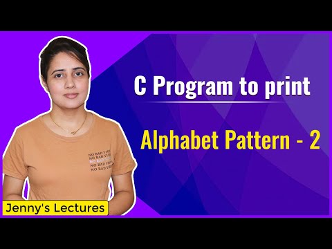 Learn Alphabet Pattern 2 | Printing Pattern in C | C Programming Tutorials - Mind Luster