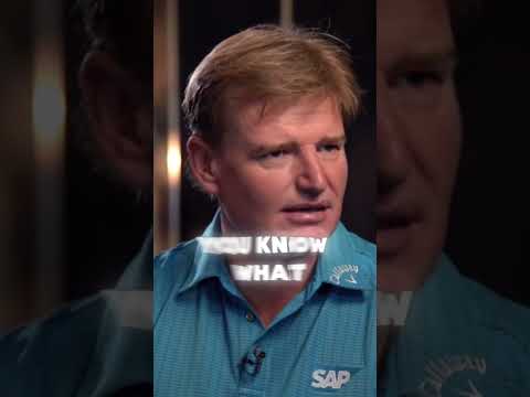 Ernie els UNTOLD Tiger Woods Story!? #golf #tigerwoods #shorts
