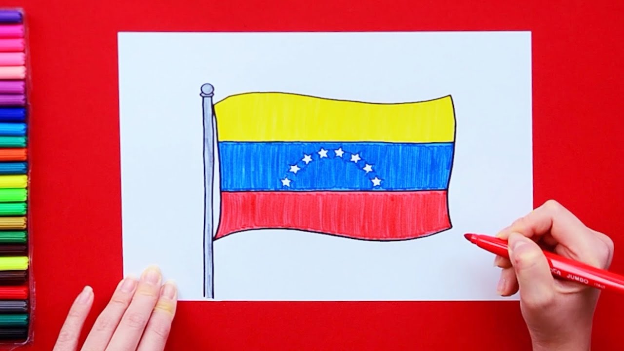 How to draw the National Flag of Venezuela