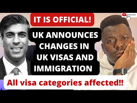UK GOVERNMENT ANNOUNCES CHANGES IN VISAS AND IMMIGRATION | increase Visa and IHS Fee for immigrants