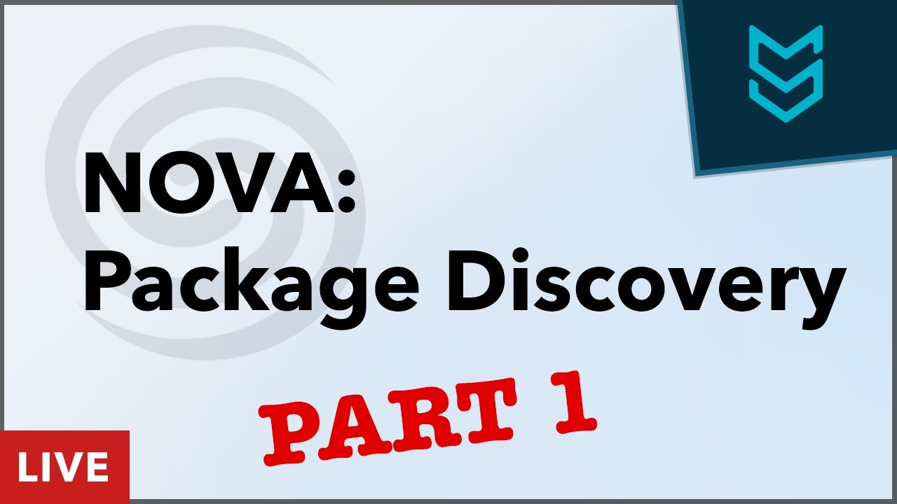 Building my first Laravel Nova Package - Nova Package Discovery, part 1 - Matt Stauffer LiveStream