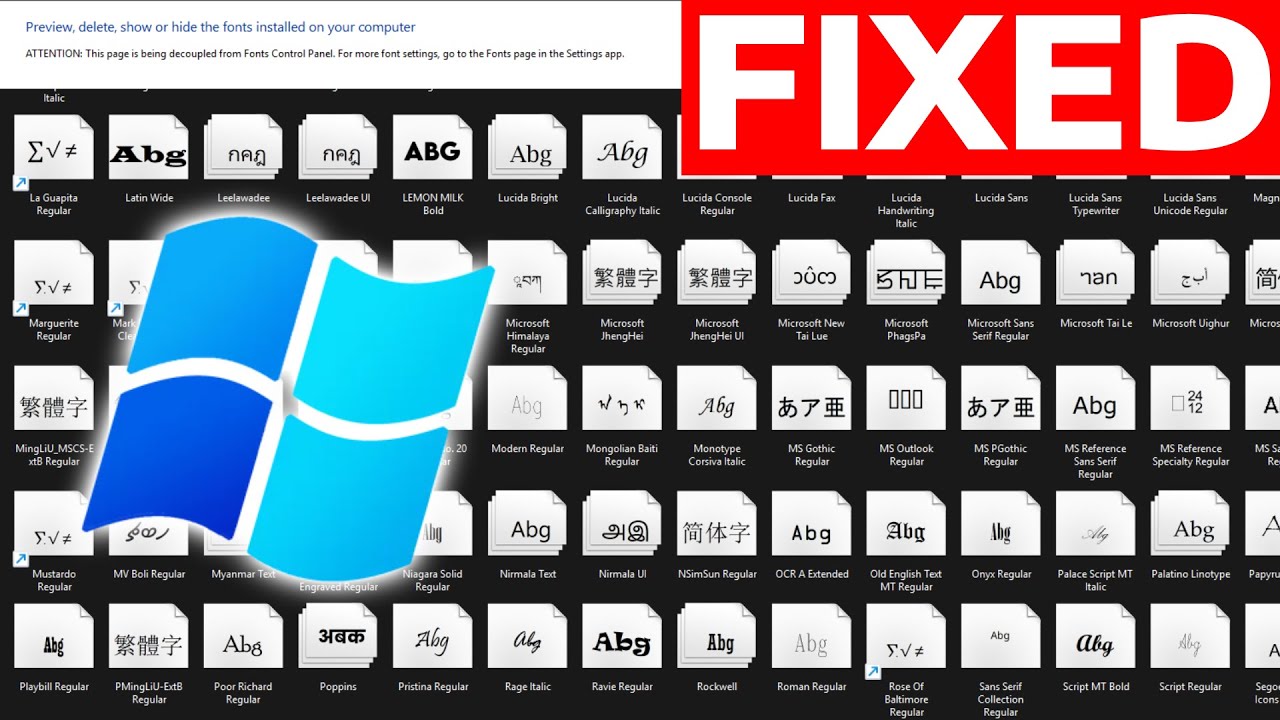 How To Fix Can't Display Chinese Filenames in Windows