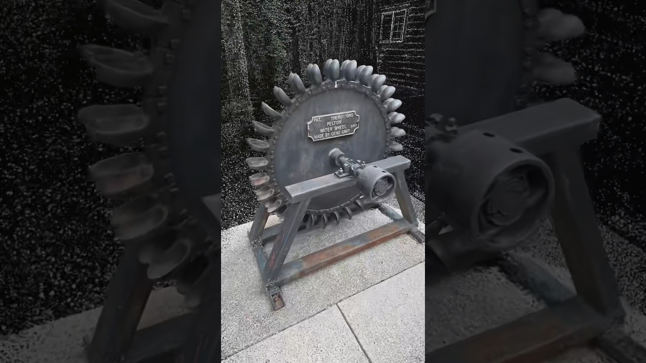 We found the Pelton Water Wheel—a hidden gem of 1800s innovation that revolutionized hydropower.