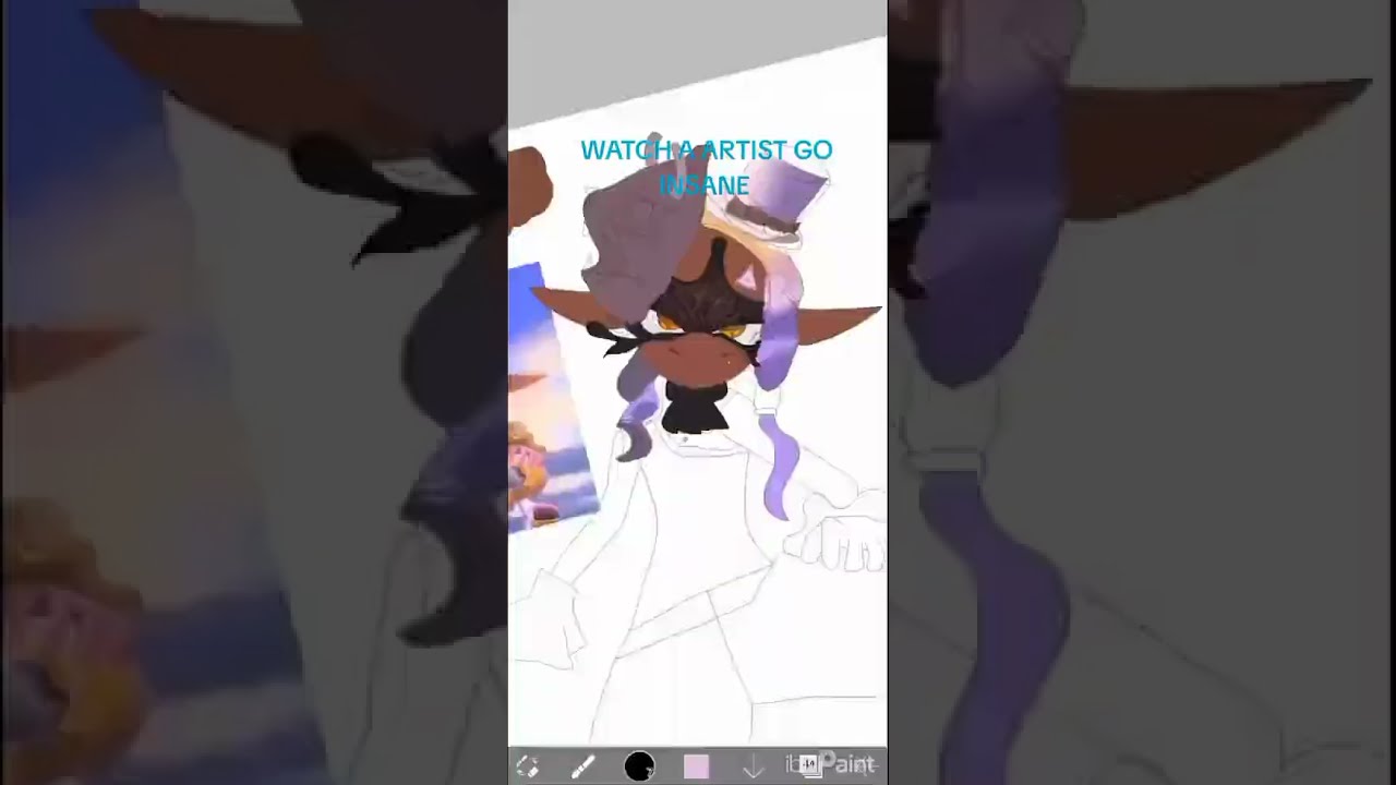 Artist draws Frye #splatoon #splatoon3 #idol #frye #artist #drawing #draw #speedpaint #blinkyoumiss