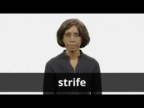 STRIFE definition in American English | Collins English Dictionary