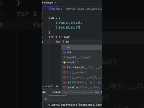 Python - Nested Dictionary in under 1 minute. #coding #python #tutorial