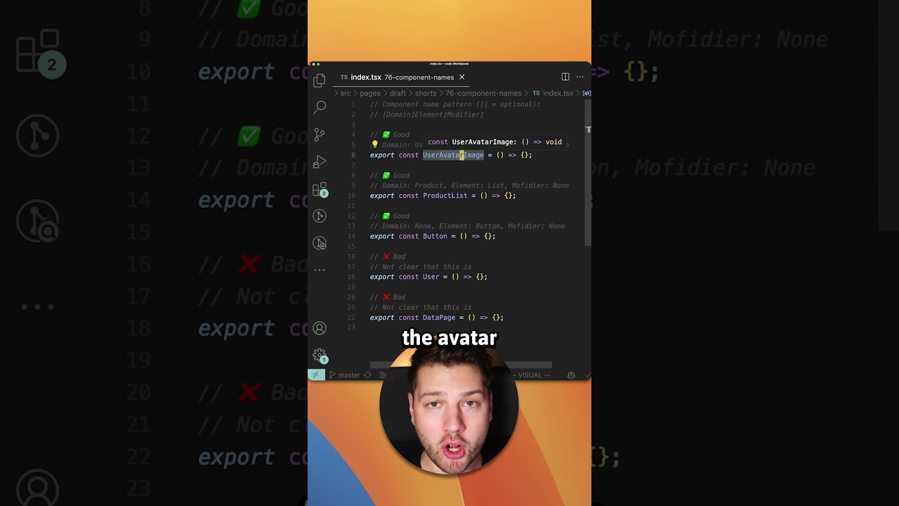 How to name components in React