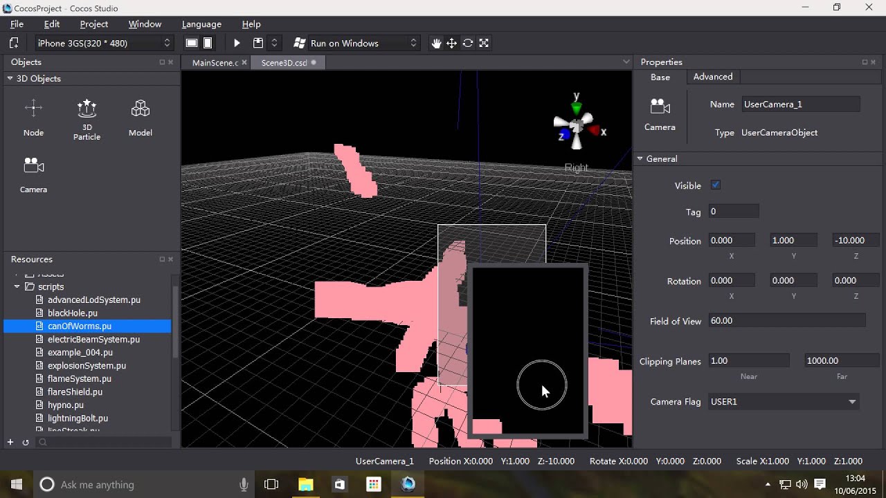 Cocos Studio: 3D Particle