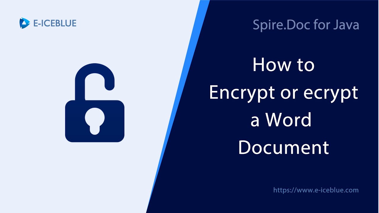 How to Encrypt or Decrypt Word Documents in Java