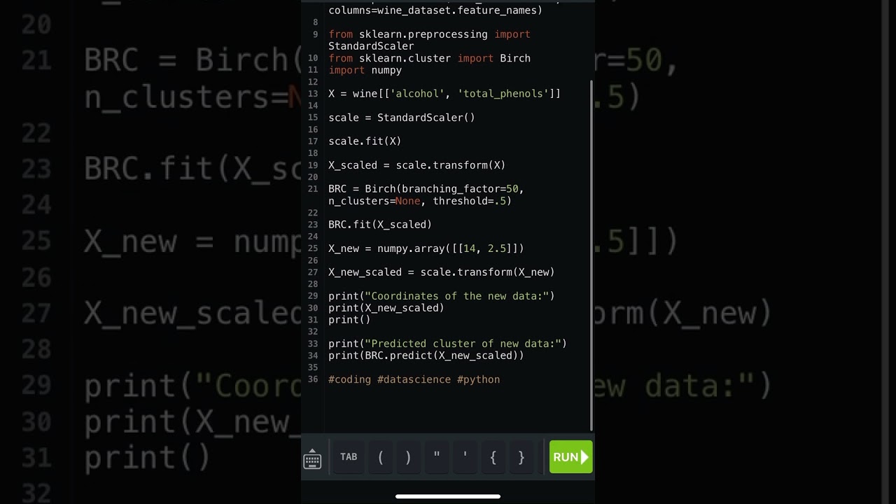 Python Bytes - Machine Learning Birch Part 7 Subclusters Prediction Code in Description