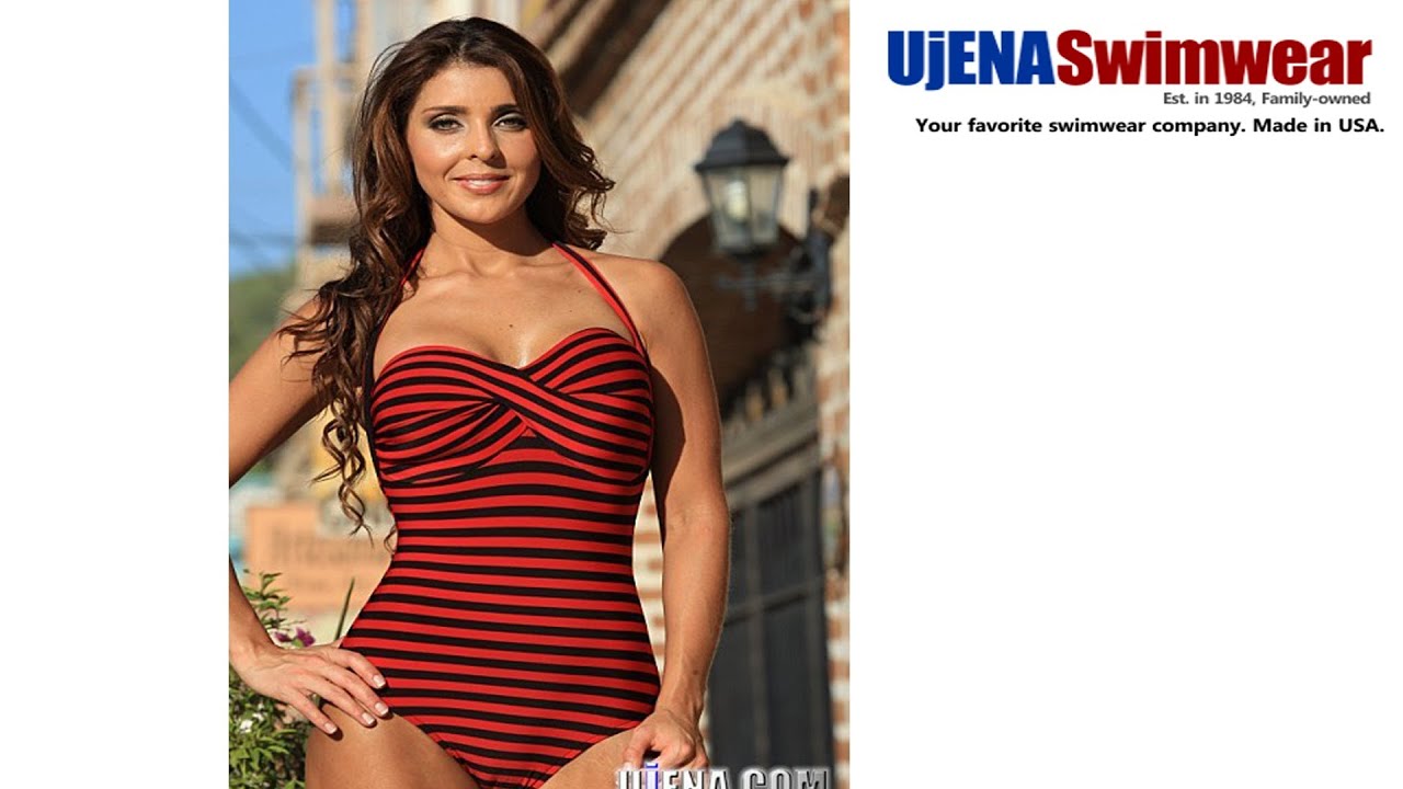 UjENA Pin-Up Halter 1-PC z124 | Ujena Swimwear | Made in USA