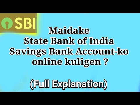 Maidake State Bank of India (SBI) Saving Bank Account-ko online kuligen ? Open Online SBI Bank A/C