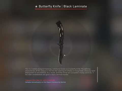 Steam Community :: Video :: butterfly black laminate