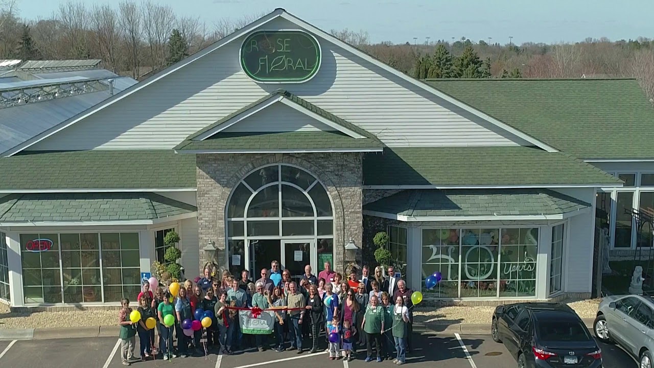 Rose Floral 40th Anniversary Celebration