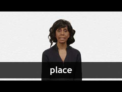 PLACE definition and meaning | Collins English Dictionary