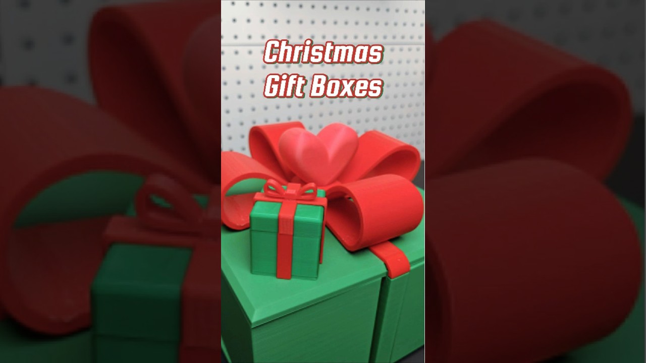 A Bbbbbigger Christmas gift box for your holiday needs!  #creality #3dprinting #christmas #box