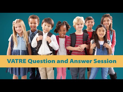 LIVE Virtual VATRE Information Session - October 18, 2022