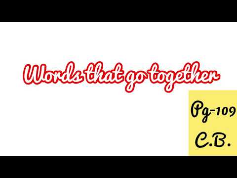 Words that go together | Pg-109 | English Vibes | Grade 3 | Eupheus Learning