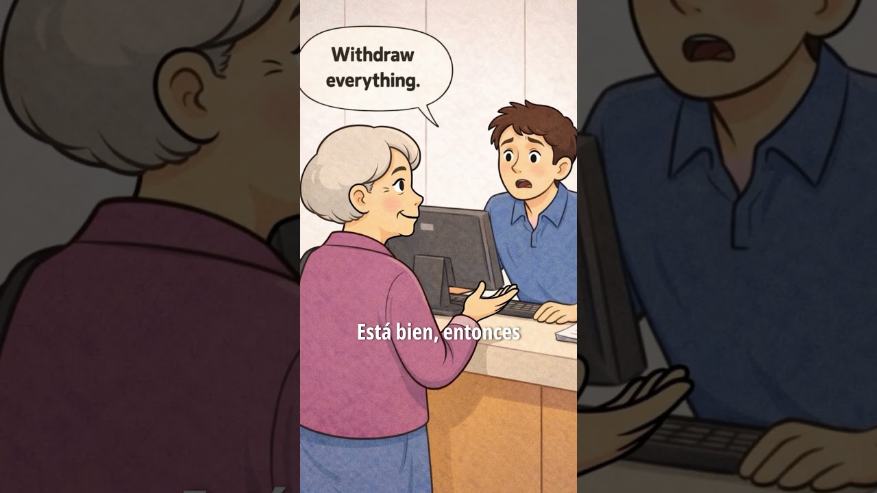 Esta abuela crió a un banquero con palabras.