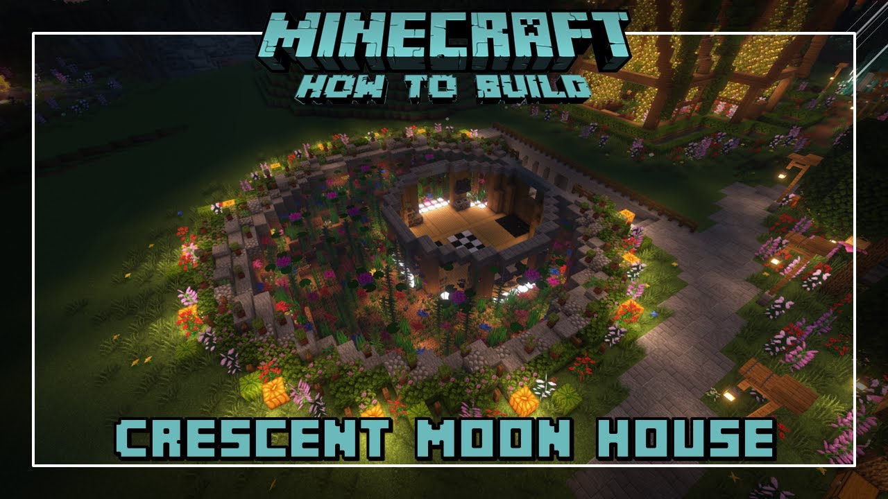 Minecraft - How to Build a Crescent Moon House 🌙 - Minecraft Builders