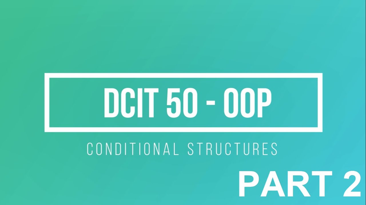Conditional Structure Part 2 | Java Programming | DCIT 50 | Switch Statement | Tagalog