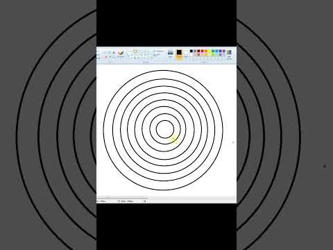 Draw Optical illusion in Computer Using MS Paint | Brother Princess Computer Center