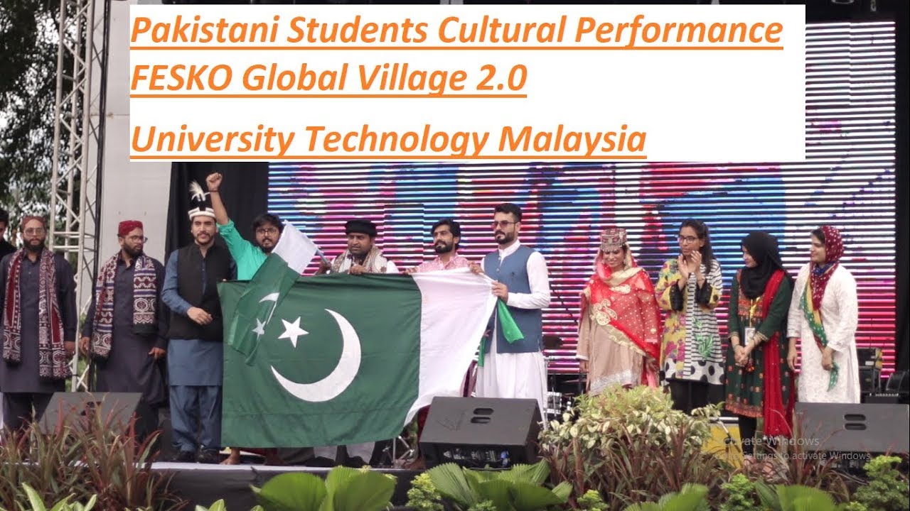 Pakistani Students Performance At FESKO University Technology Malaysia #UTM #CulturePerformance