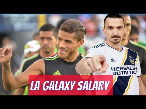 MLS soccer team Los Angeles Galaxy roster Salaries (2018)