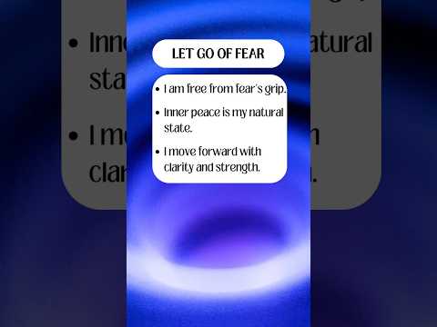 Want to live a life, free of fear & full of peace? Sing this affirmation song & say the affirmations