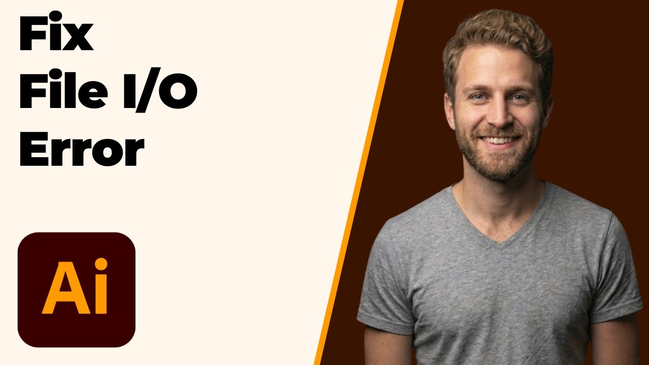 Fix Illustrator File I/O Error (2026 Easy Guide)