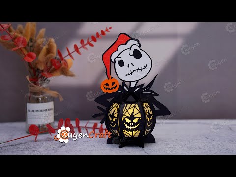 How to make Jack Lanterns - Download FREE Svg for Cricut, ScanNcut, Cameo