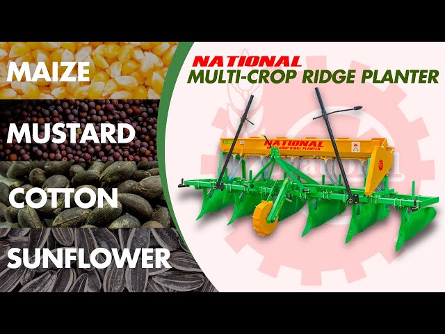 Multi Crop Ridge Planter - National Ridge Planter Manufacturer from ...