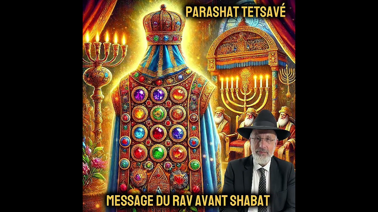 Parashat Tetsavé - Parashat Zakhor - Message du Rav avant Shabat 5785 - ToratHaim