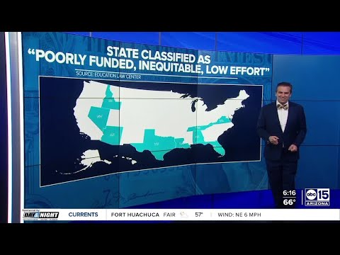 Arizona continues to struggle when it comes to education funding, new report shows