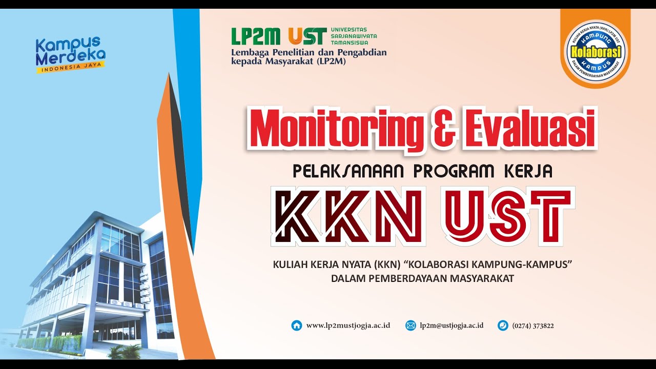 Monitoring dan Evaluasi KKN Periode II Tahun Akademik 2023/2024 (Lokasi KKN: Kab Sleman)