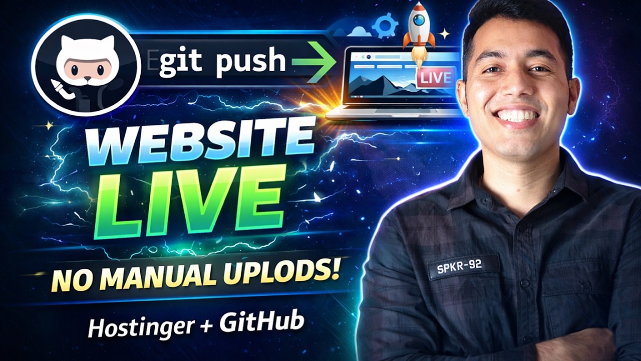 Host Website in 2026 with Git Push & Auto Deployment 🚀
