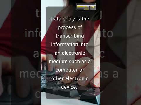 Data Entry | Meaning | Types of Data Entry