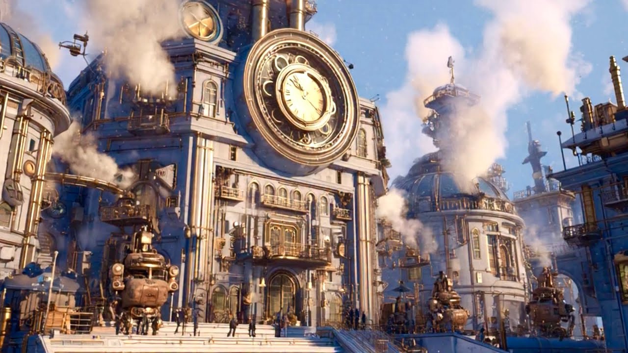 Fantasy World | Steampunk City ~ the beautiful city of Galvanis