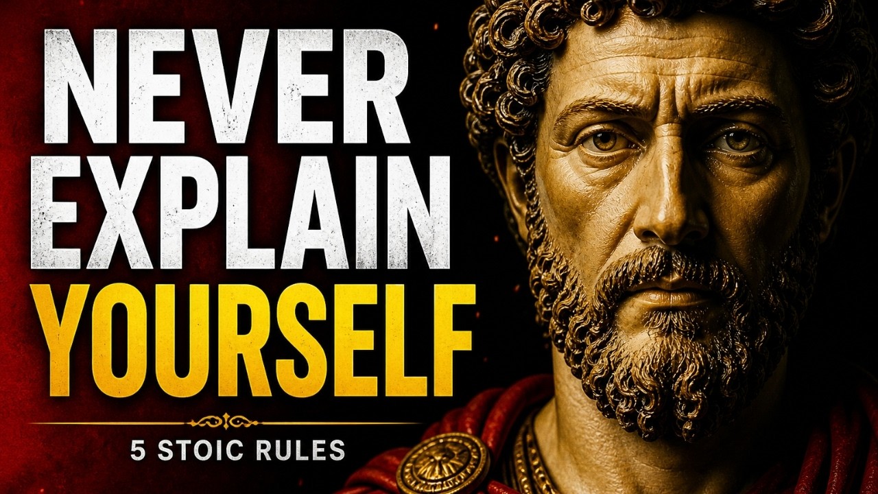 NEVER Explain Yourself Again — 5 Stoic Rules That Make You Unshakable